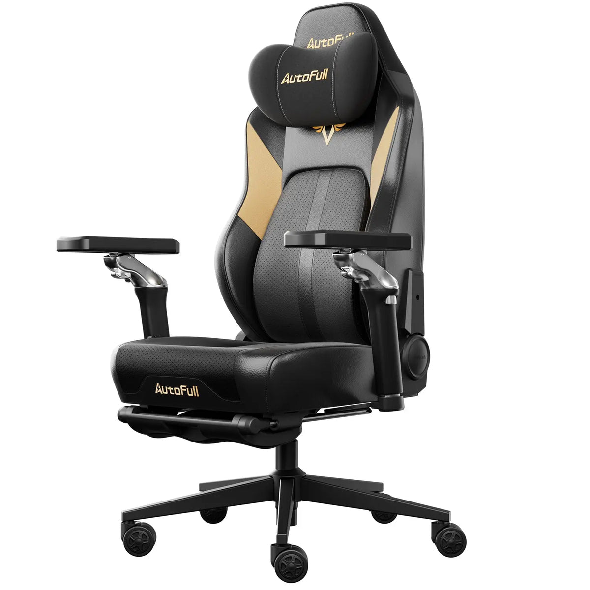 AutoFull M6 Ultra Black Gaming Chair with Massage