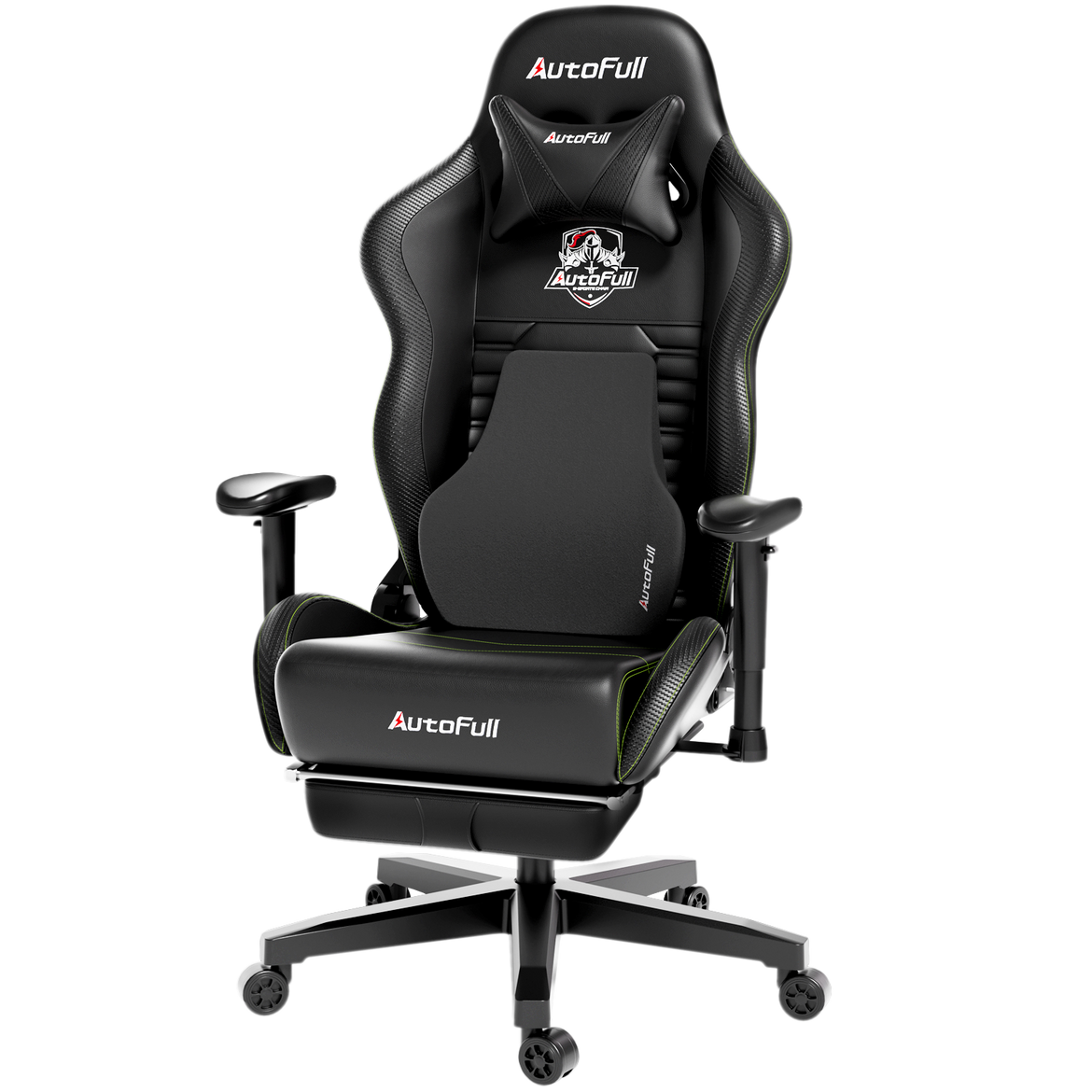 AutoFull Conquer Series - Comfortable Gaming Chair with Footrest ...