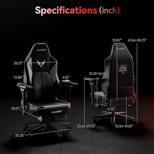 AutoFull M6 Gaming Chair, Advanced, Ventilated and Heated Seat Cushion