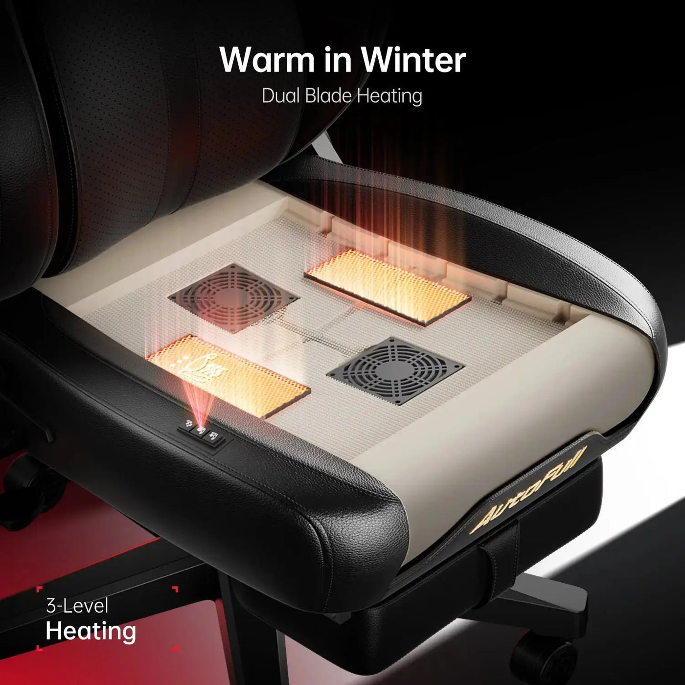 AutoFull M6 Pro Gaming Chair with Ventilation and Heating Cushion