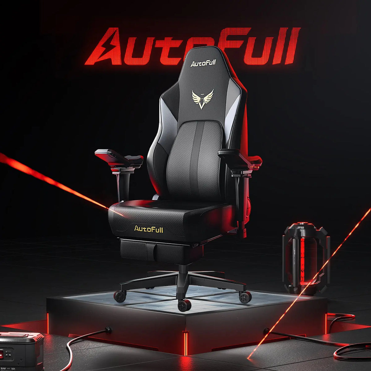 AutoFull M6 Pro Gaming Chair with Ventilation and Heating Cushion